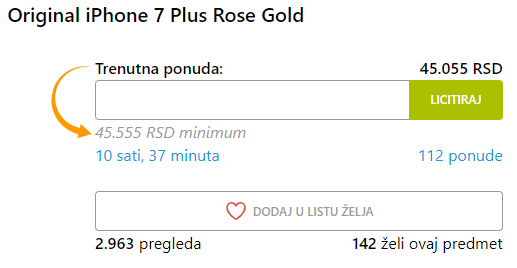 Da li mogu da povučem ponudu sa aukcije? – Limundo pomoć